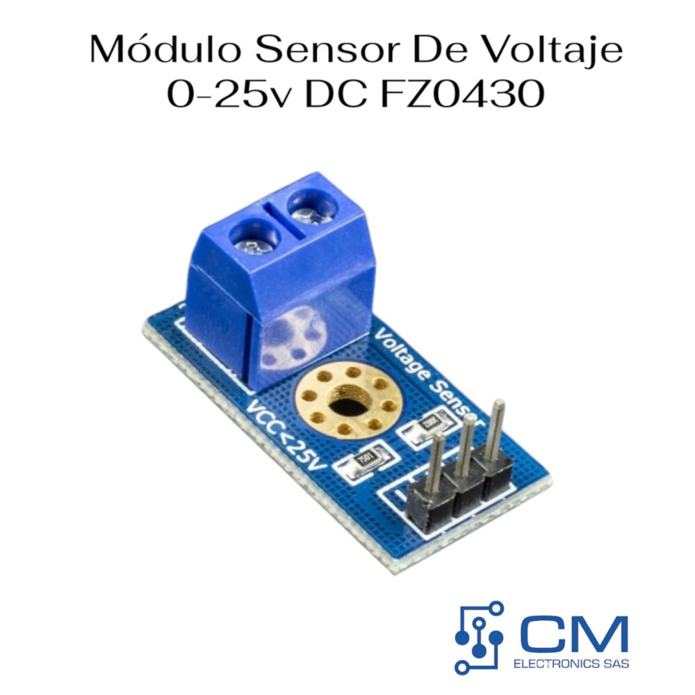 Mòdulo Sensor De Voltaje 0-25V DC FZ0430 - cmelectronics.com.co